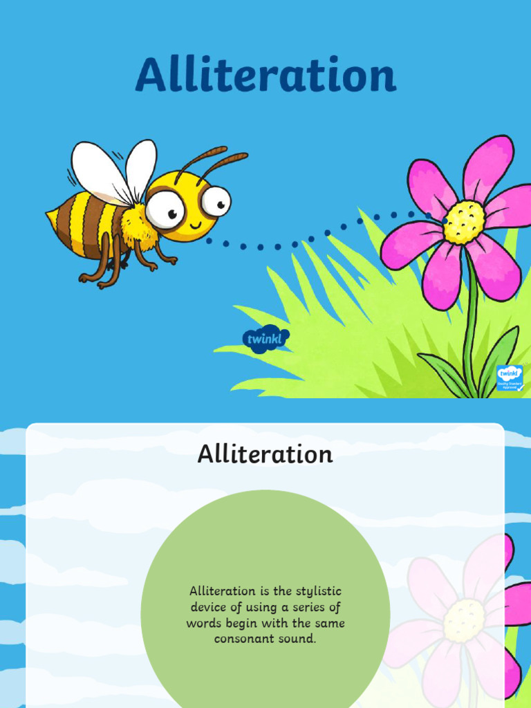 Alliteration PowerPoint | PDF | Poetry | Linguistics