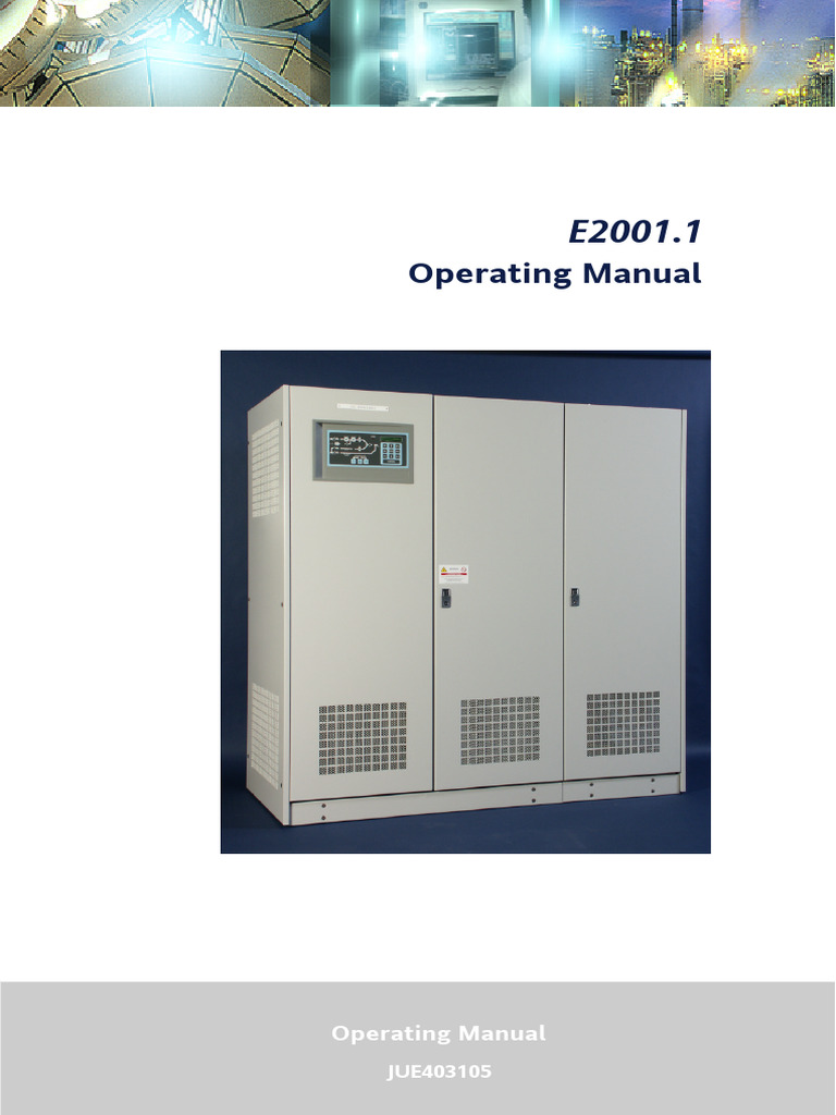 E2001 1 UPS Reference | PDF | Rectifier | Power Inverter