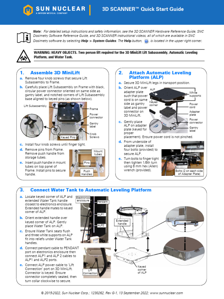 1230262G-1 3D SCANNER Quick Start Guide P | PDF | Electrical Connector ...