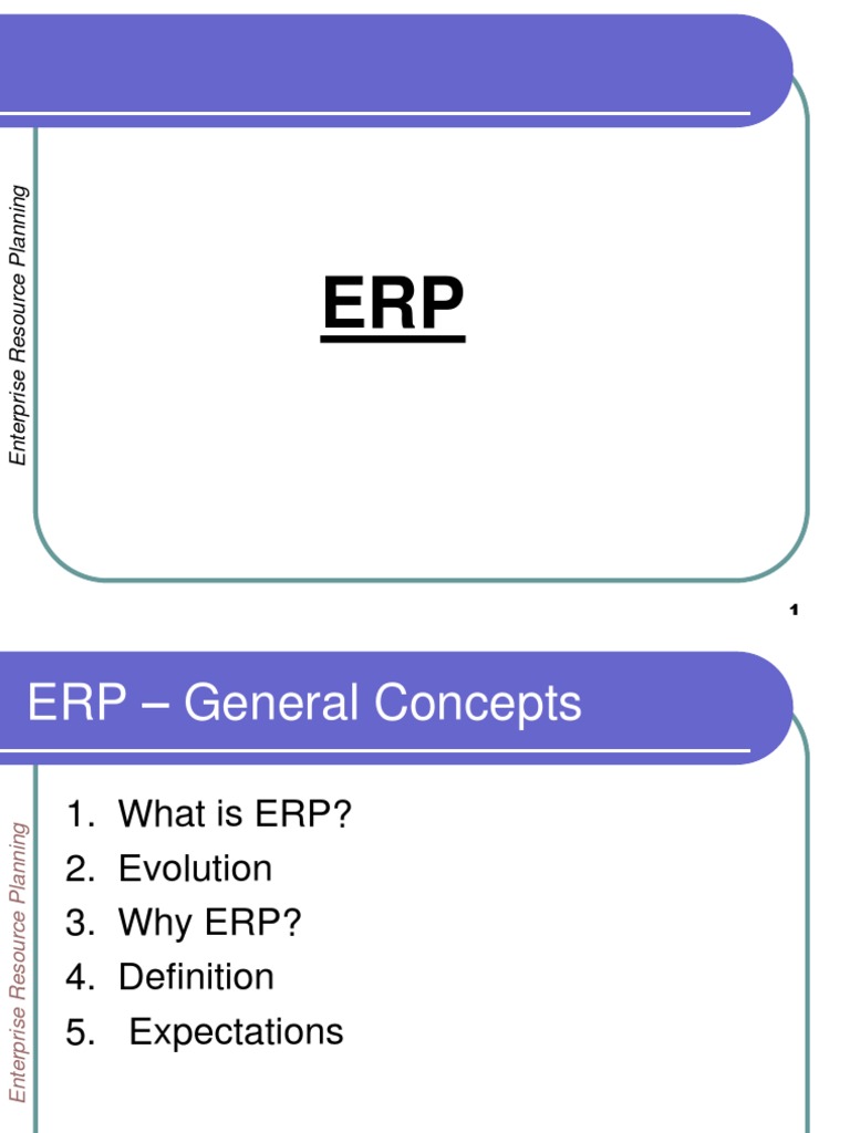 Enterprise Resource Planning | Download Free PDF | Enterprise Resource ...
