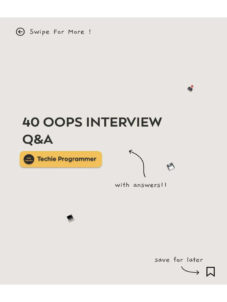 40 Oops Interview | PDF