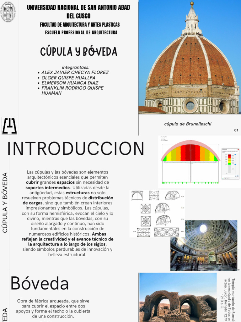 Cupula y Boveda | PDF | Bóveda (Arquitectura) | Hazme