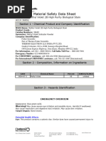Material Safety Data Sheet Caffeine | PDF | Dangerous Goods | Personal ...
