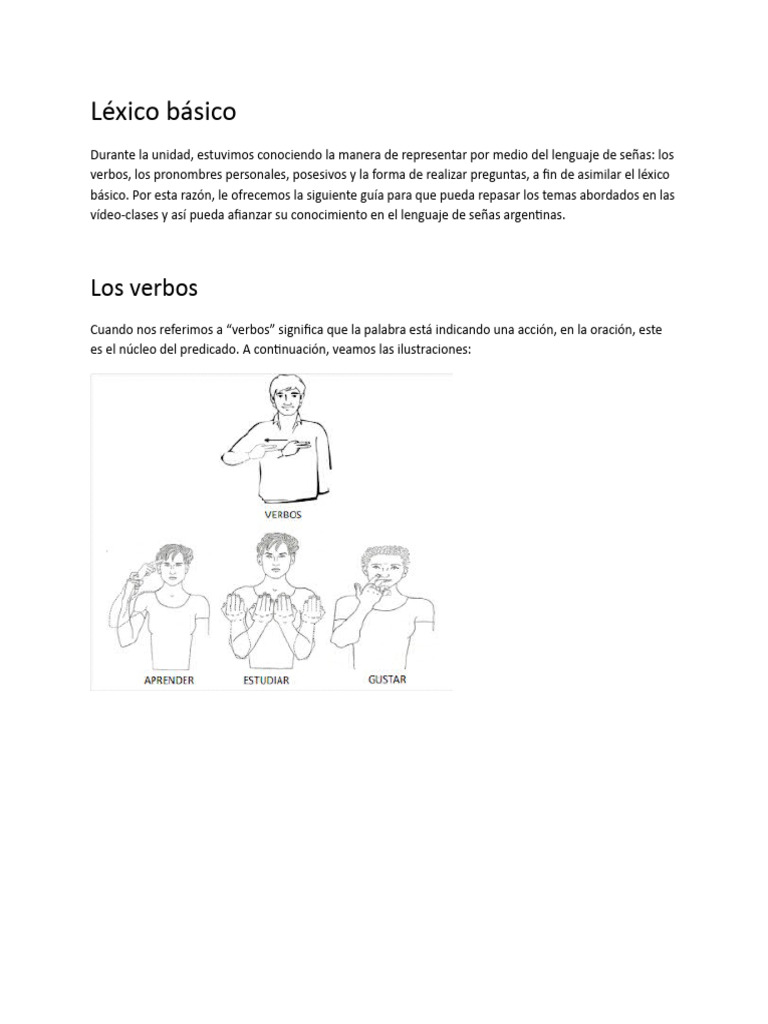 Léxico Básico | PDF | Artes del lenguaje y disciplina | Autosuperación