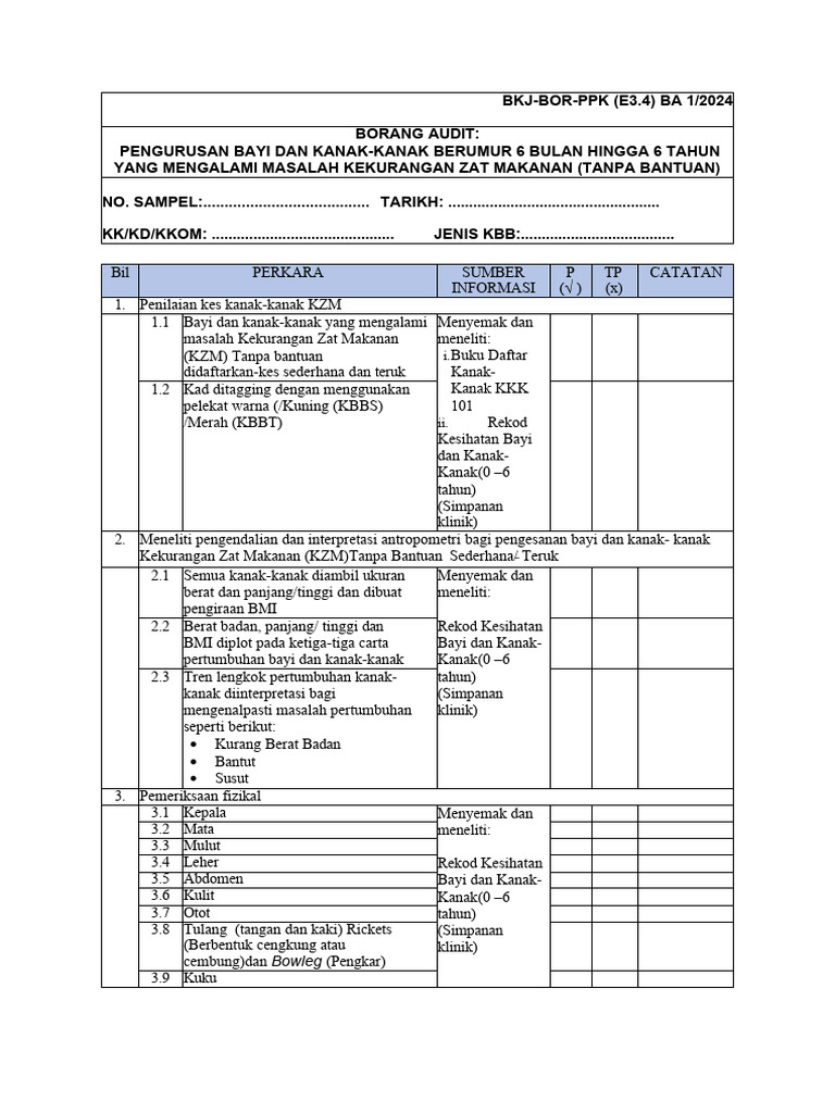 10.pengurusan Bayi Dan Kanak Kanak Berumur 6 Bulan Hingga 6 Tahun Yang Mengalami Masalah ...