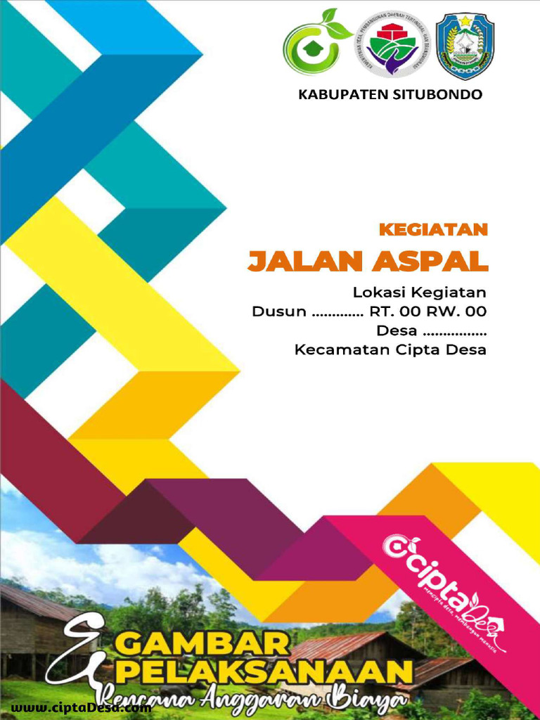 RAB Dan Gambar Jalan Aspal (WWW - Ciptadesa.com) | PDF