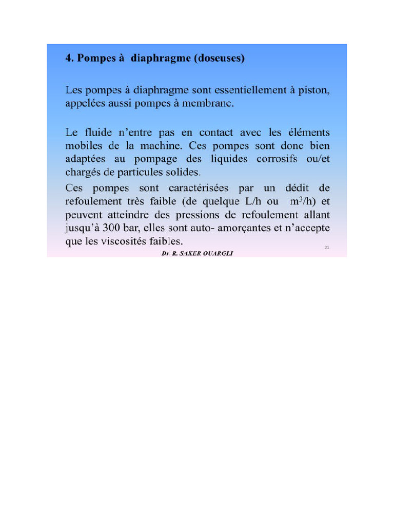 Pompes À Diaphragme (Doseuses) | PDF