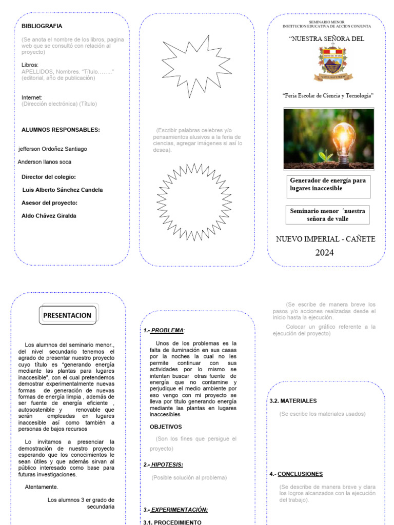 Modelo de Triptico | PDF