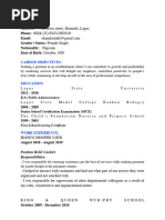 Personal Dossier Template | PDF