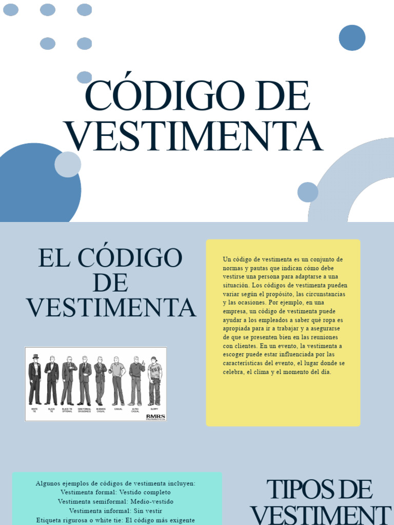 Código de Vestimenta | PDF