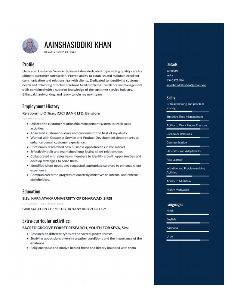 Resume - 1 | PDF