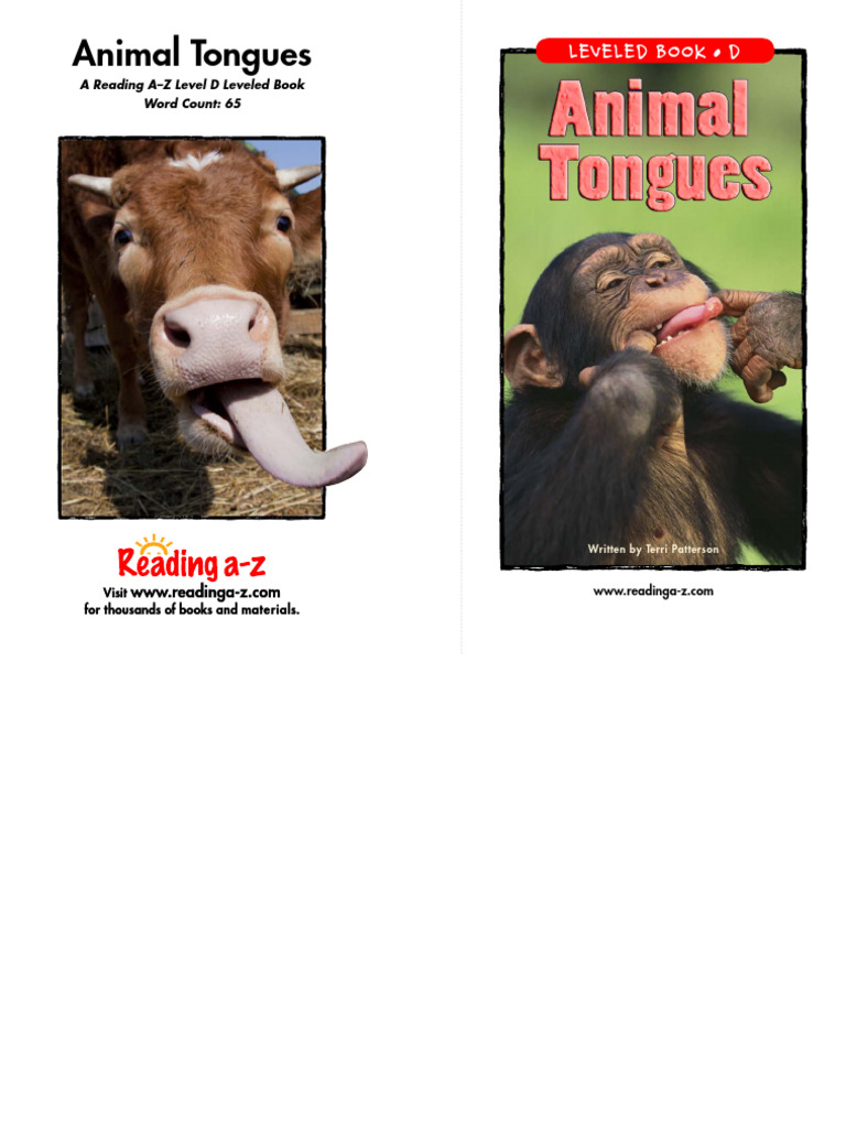 EFZ Animal Tongues | PDF | Language Arts & Discipline | Foreign ...