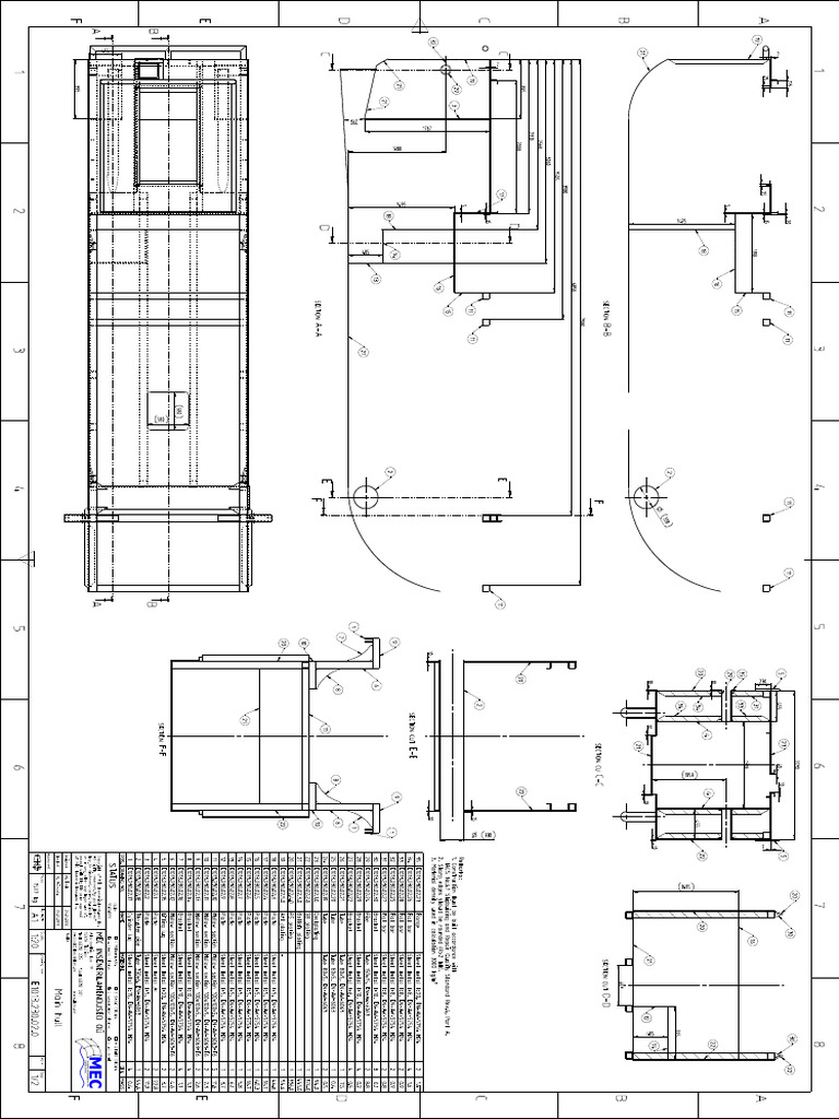 Main Hull Drawing | PDF