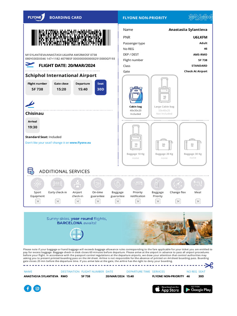 5F U6LKFM AMSRMO SYLA Adult1 FO3412598 | PDF | Transport | Aviation