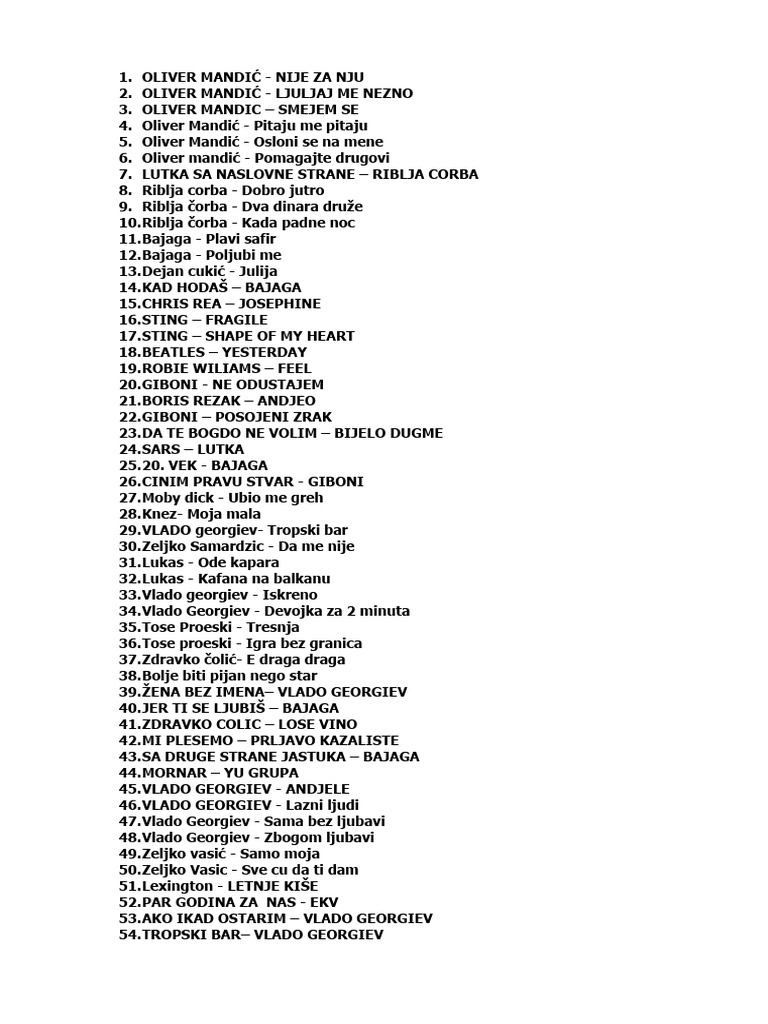 Lamartin Repertoar | PDF