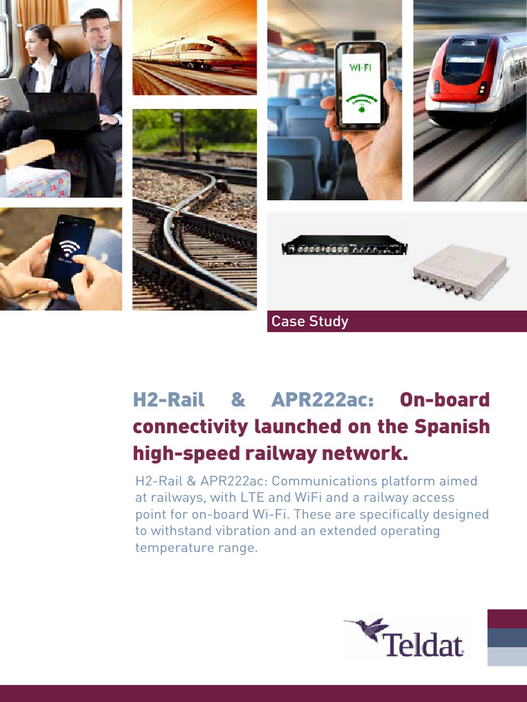 Teldat CaseStudy Rail Spain 2018 EN 01 | PDF | Wi Fi | Wireless Access ...