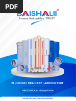 Finolex Price List | PDF | Building Materials | Hydraulic Engineering