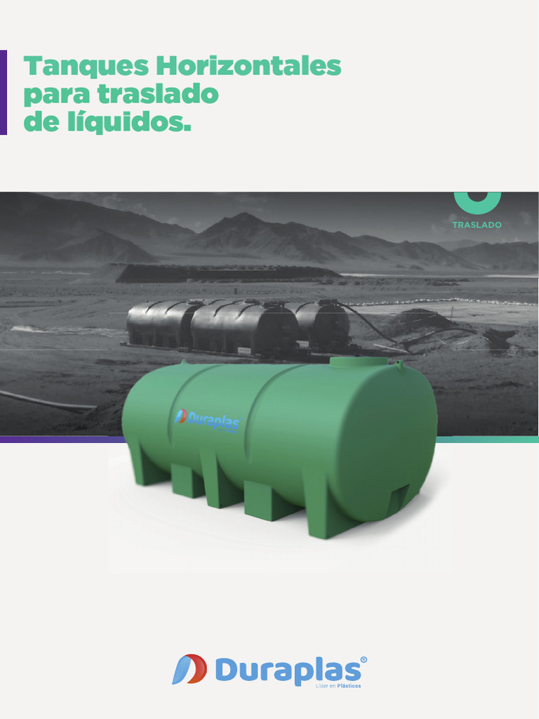 Tanques Horizontales de 10000 Lts Duraplas 2021 | PDF