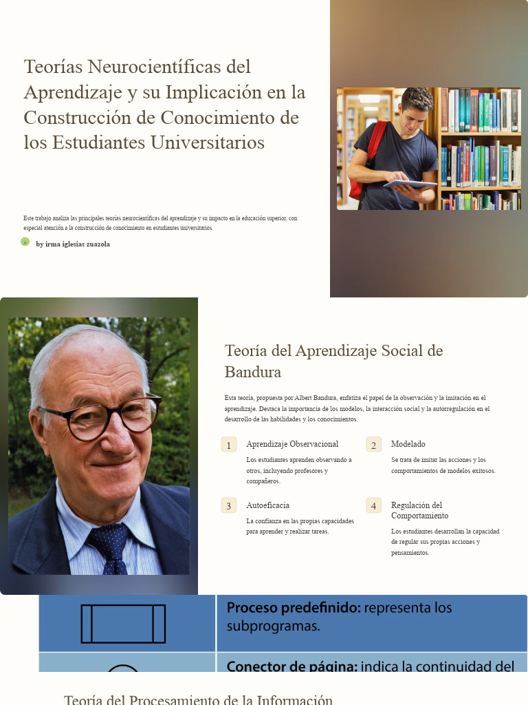 Teorias Neurocientificas Del Aprendizaje y Su Implicacion en La Construccion de Conocimiento de ...