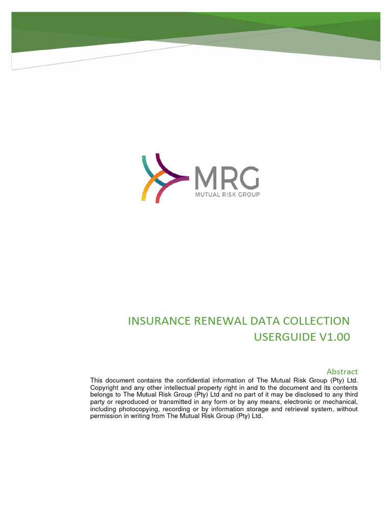 MRG - Renewal Data Collections PDF User Guide 20230113 | PDF ...