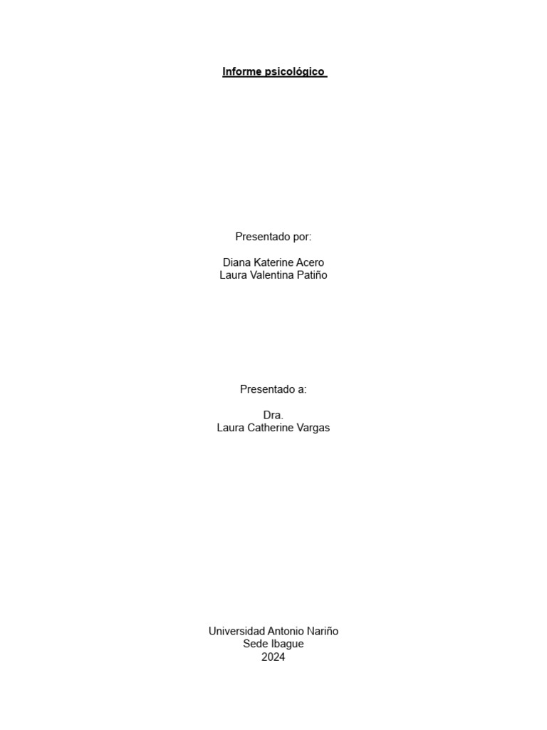 Caso N 1 P. Clinica | PDF | Ansiedad | Desorden de ansiedad social