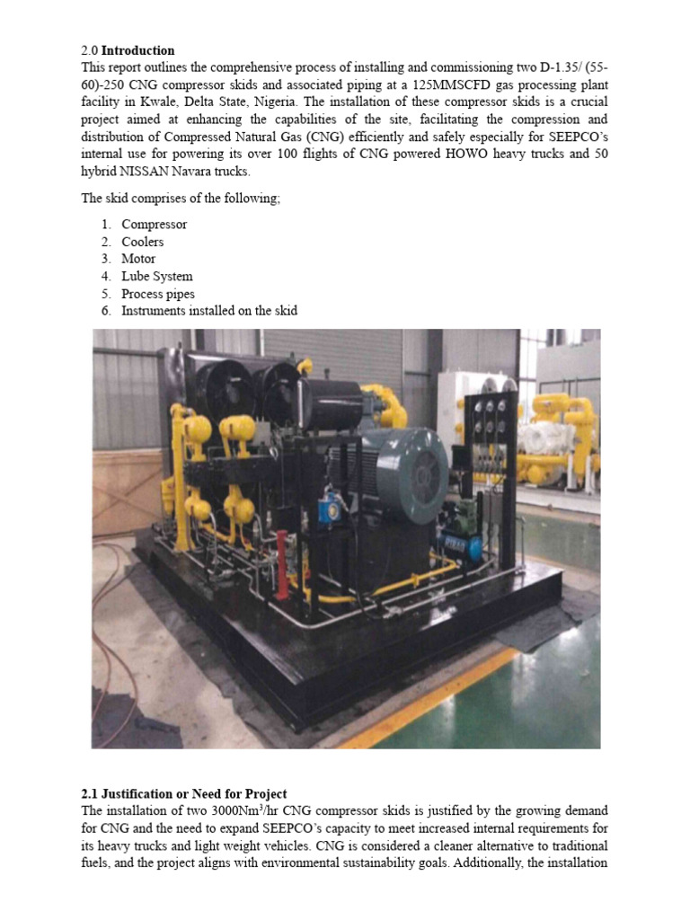 Compressor Skids | PDF | Welding | Construction