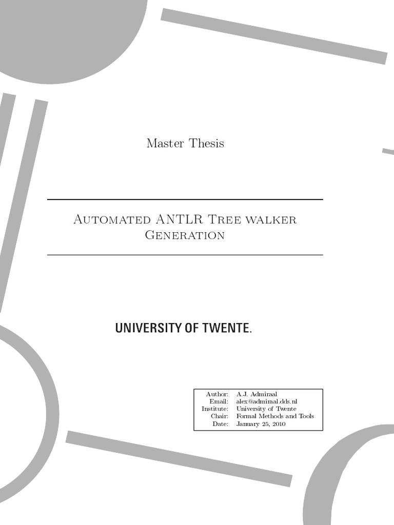 Automated ANTLR Tree Walker Generation | PDF | Parsing | Syntax