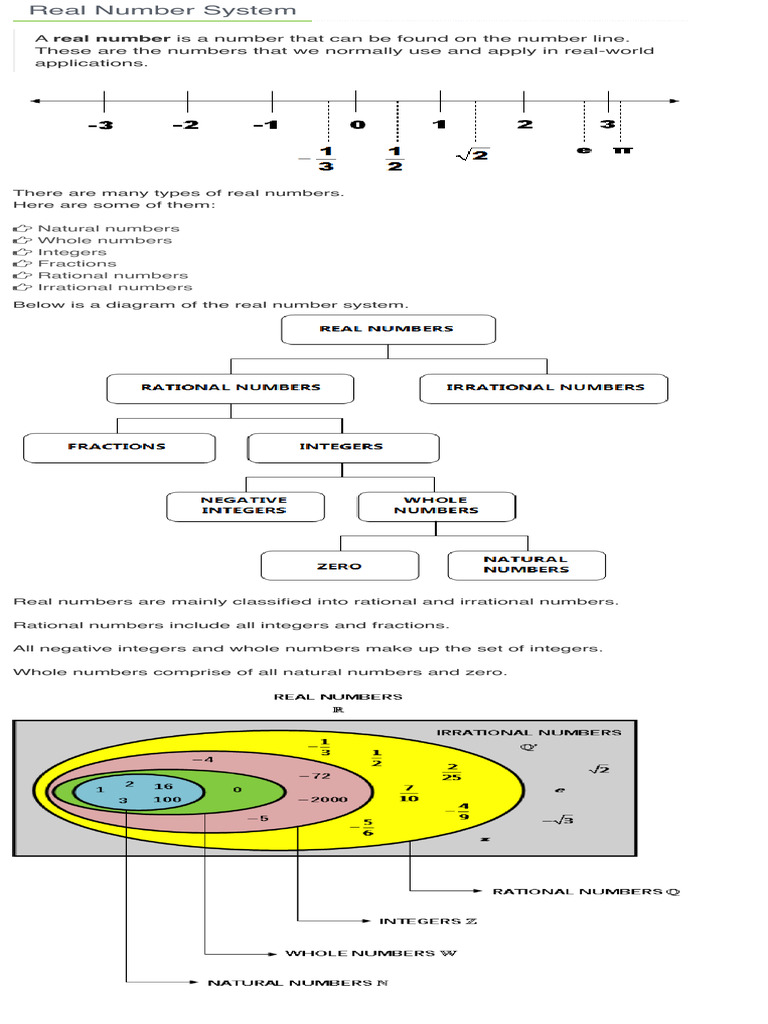 Notes for Class 8th | PDF | Integer | Numbers