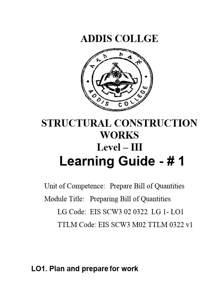 Preparing Bill of Quantities in Construction | PDF | Masonry | Concrete