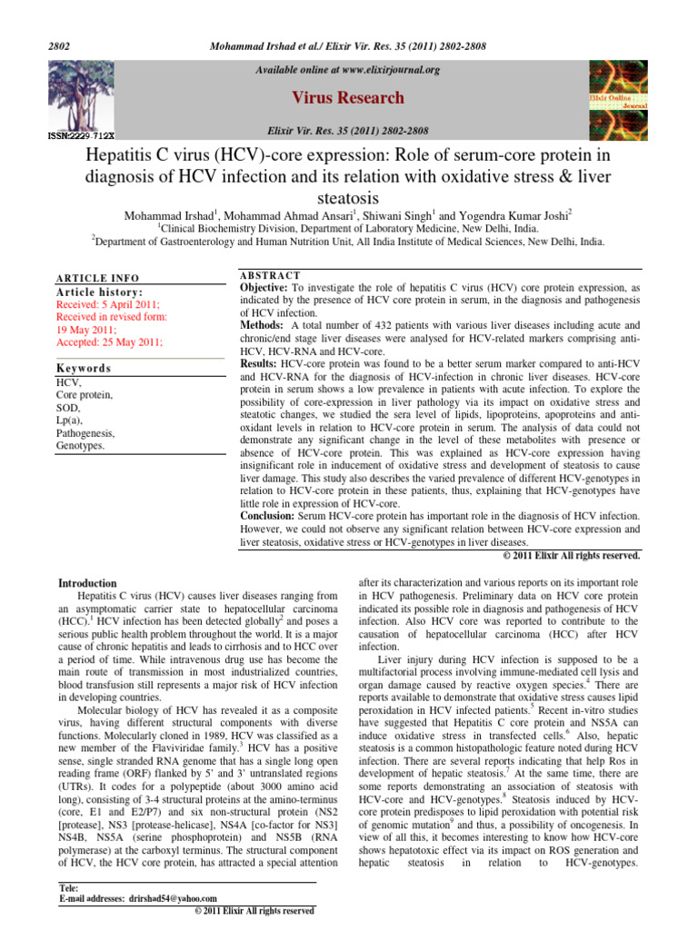 4 E-VR-11-ahm | PDF | Hepatitis C | Hepatitis C Virus