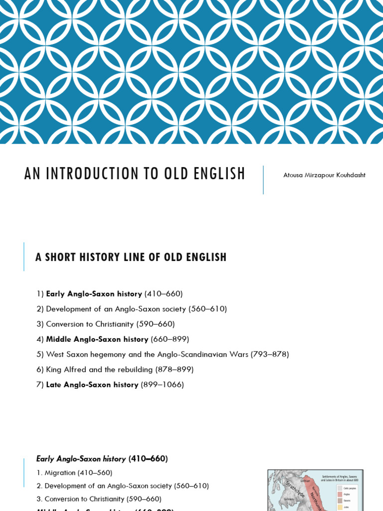 Old English | PDF | Normans | Anglo Saxons