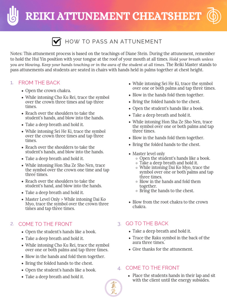 How To Pass An Attunement | PDF | Energy (Esotericism)