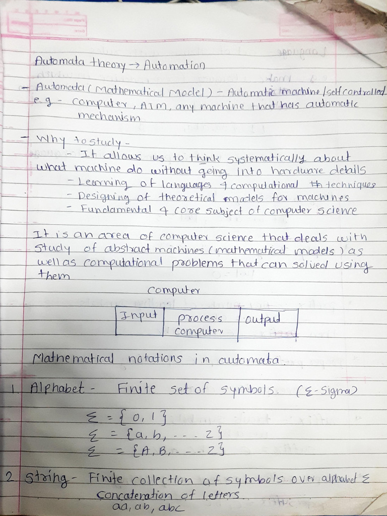 1.automata Basics | PDF