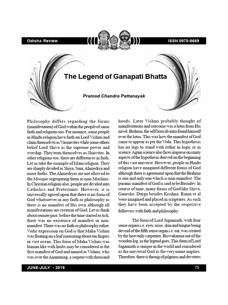 The Legend of Ganapati Bhatta 75 77 | PDF | Shiva | Vaishnavism
