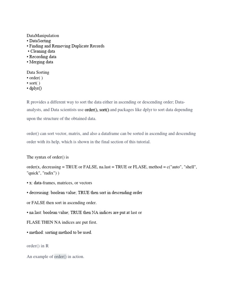 1a Data Sorting Pdf Boolean Data Type Matrix Mathematics