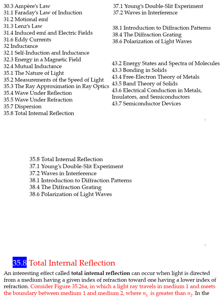 Revision-II | Download Free PDF | Diffraction | Wavelength