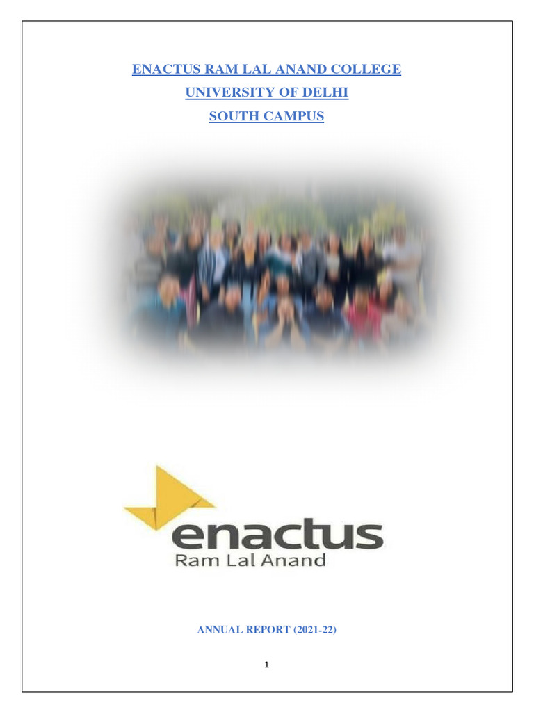 Enactus Report | PDF
