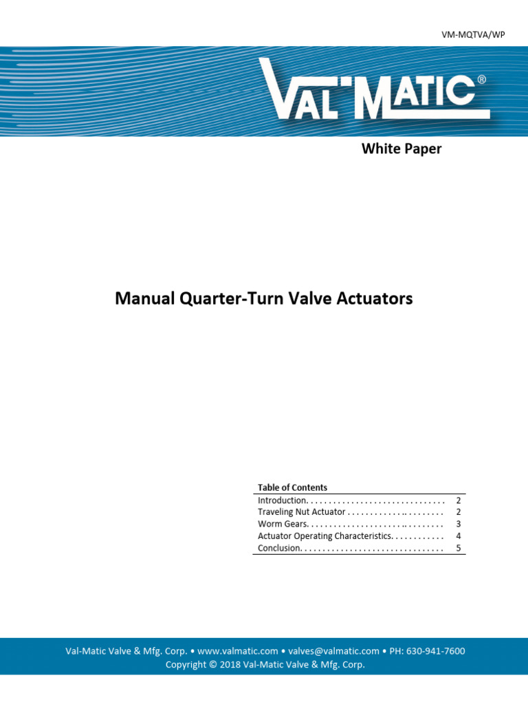 ManualActuators_18 | PDF | Valve | Actuator