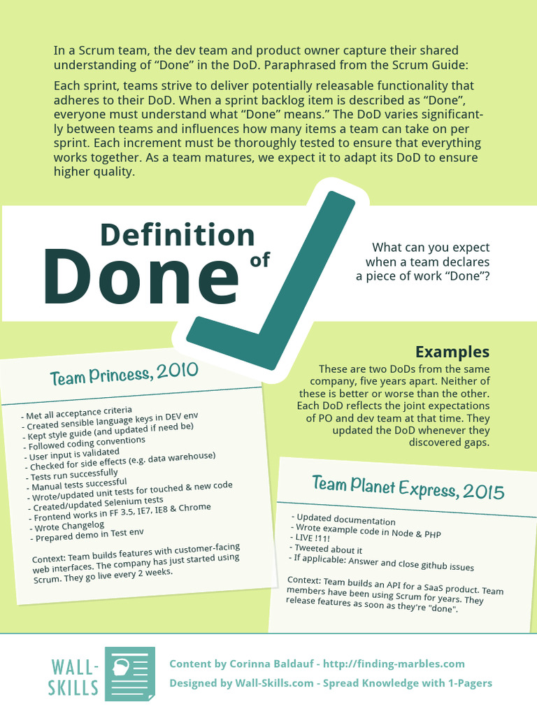 Definition of Done - Wall Skills | PDF | Scrum (Software Development ... Definition of Done - Wall Skills | PDF | Scrum (Software Development ...