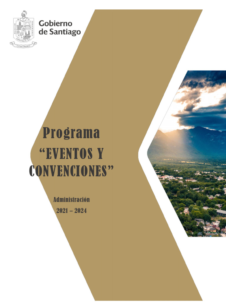 Programa Eventos y Convenciones | PDF | Turismo | Logística