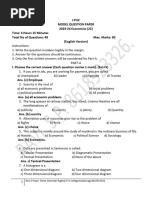 1st Puc English Textbook Answers Reflections Chapter 4 | PDF | Question