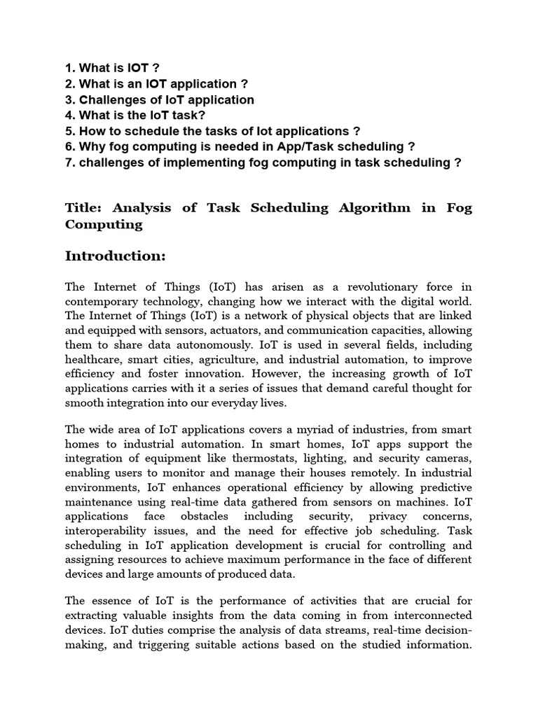 Introduction (1) | PDF | Internet Of Things | Computer Networking