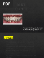 MBT Orthodontic Treatment Guide | PDF | Orthodontics | Dental Anatomy