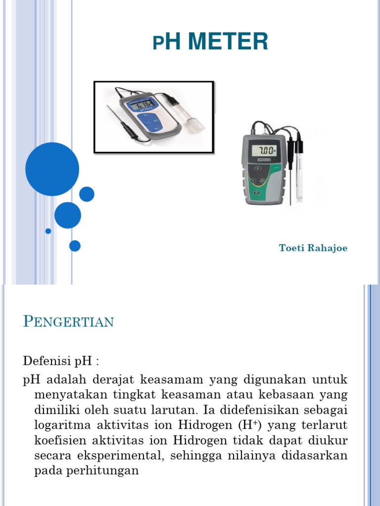 PH Meter | PDF