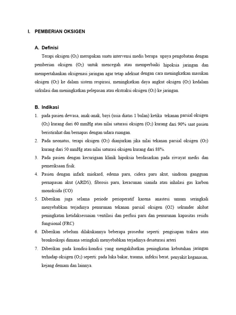 OKSIGENASI | PDF