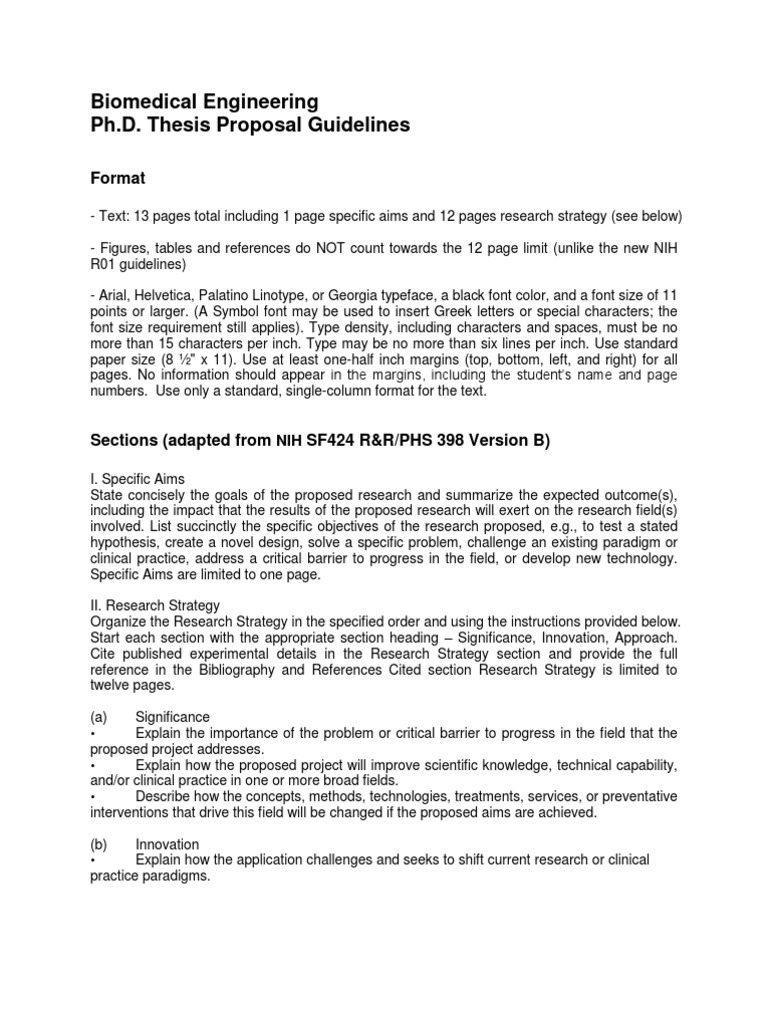 Proposal Guidelines | PDF | Typefaces | Science