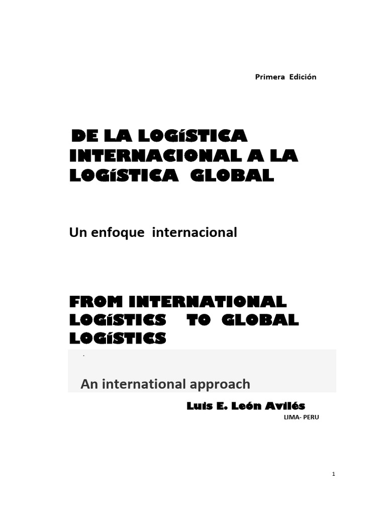 Final7 Libro Logistica 18 Marzo 14 | PDF | Logística | Gestión de la cadena de suministro