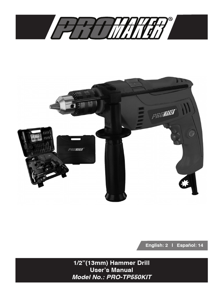 Promaker Manual PRO-TP550KIT | PDF | Screw | Manufactured Goods