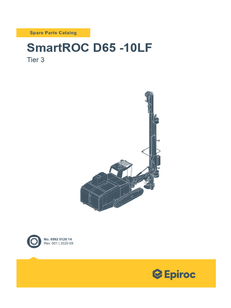 SR D65 MK2 - Spare Parts Catalog | PDF | Equipo | Herramientas