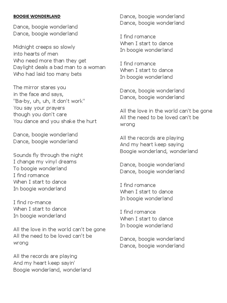 Boogie | PDF | Leisure | Entertainment (General)